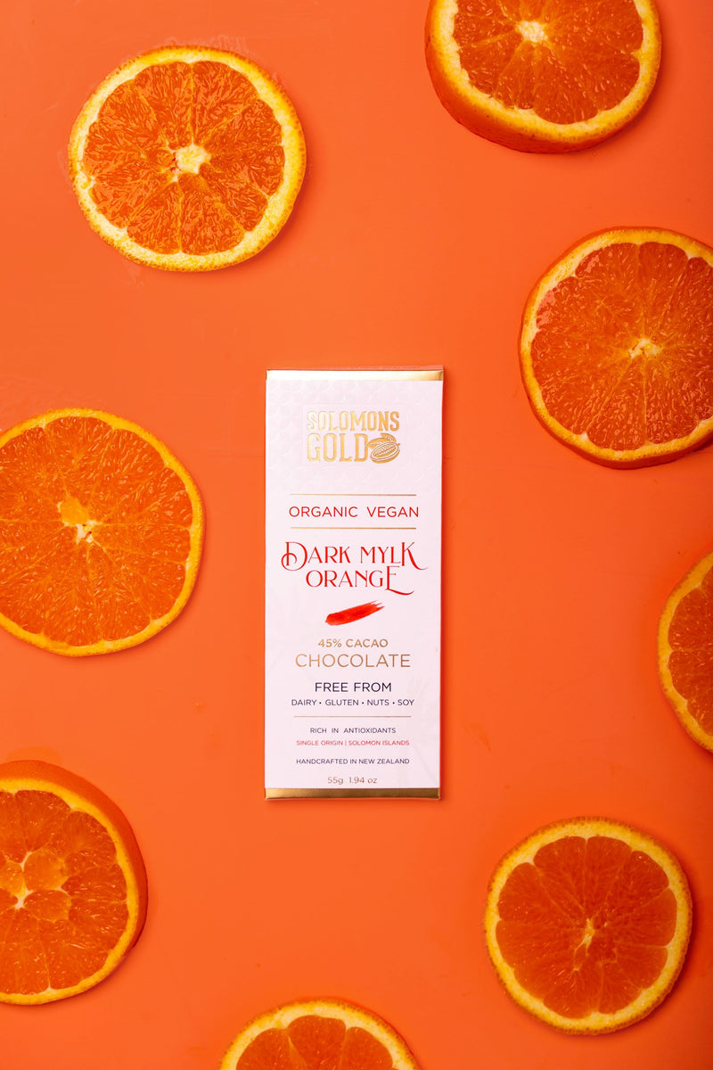 Dark Mylk Orange 45% Chocolate Bar - 55g – Solomons Gold